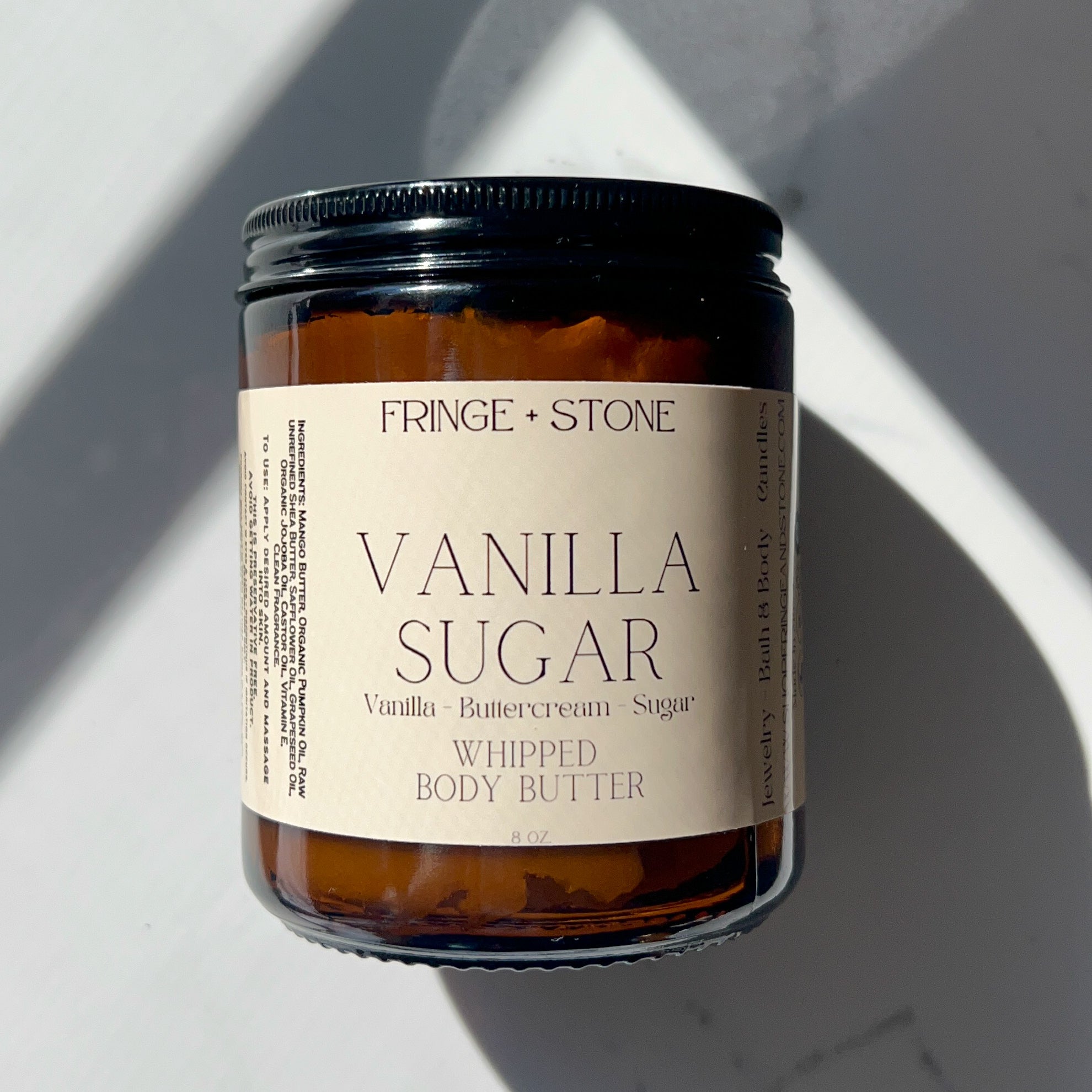 VANILLA SUGAR BODY BUTTER - 8 oz. – Fringe + Stone